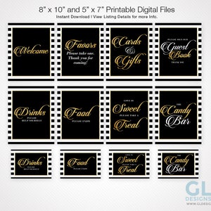 Black and White Stripe Water Bottle Label W/ Diamond Wedding Ring ...