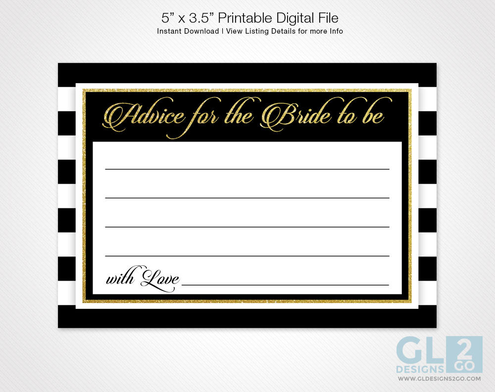 Black and White Stripe Water Bottle Label W/ Diamond Wedding - Etsy