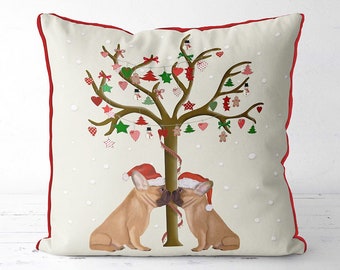 Christmas pillows Dog Christmas Cushion cover Bummer Dog | Etsy