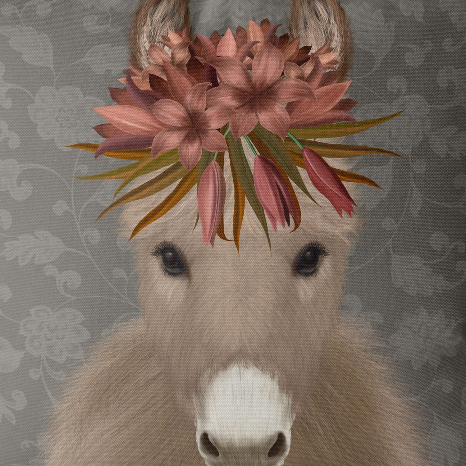 Donkey Cushion cover nursery throw pillows donkey pillow | Etsy