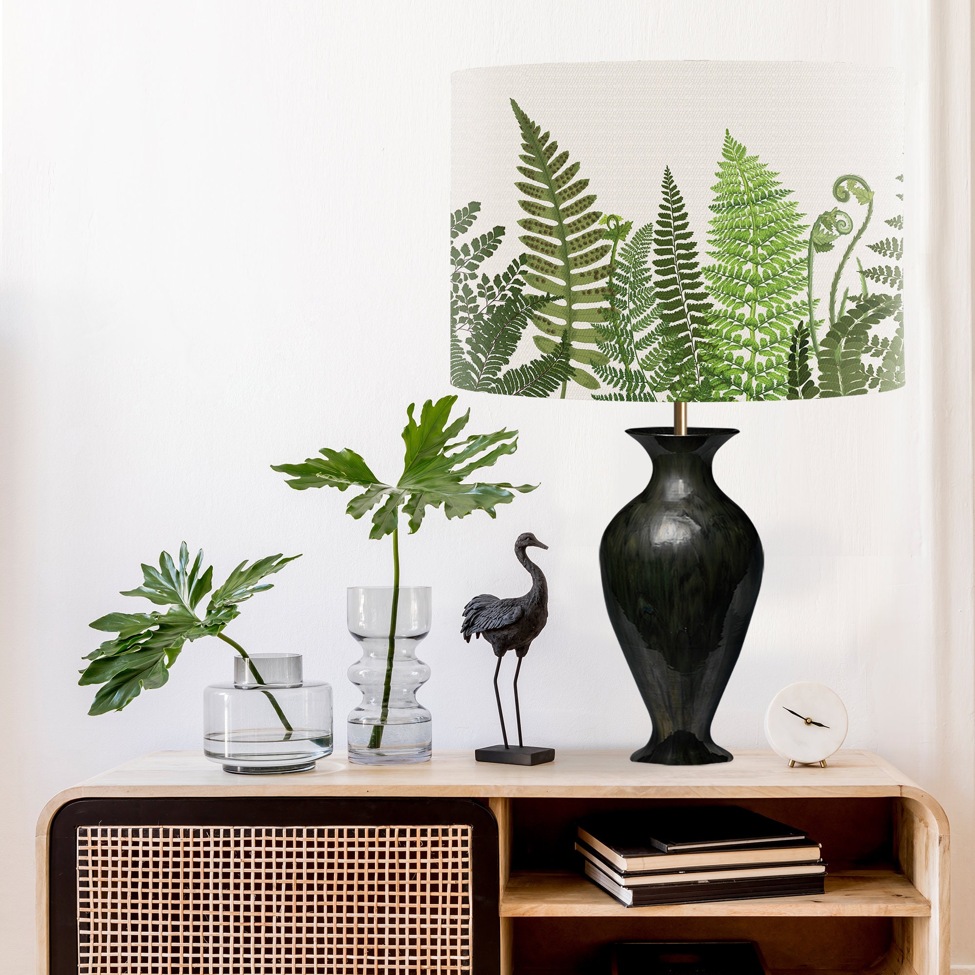 Fern Grove Botanical Lamp Shade - Green Botanical Lamp Shade, Fern ...