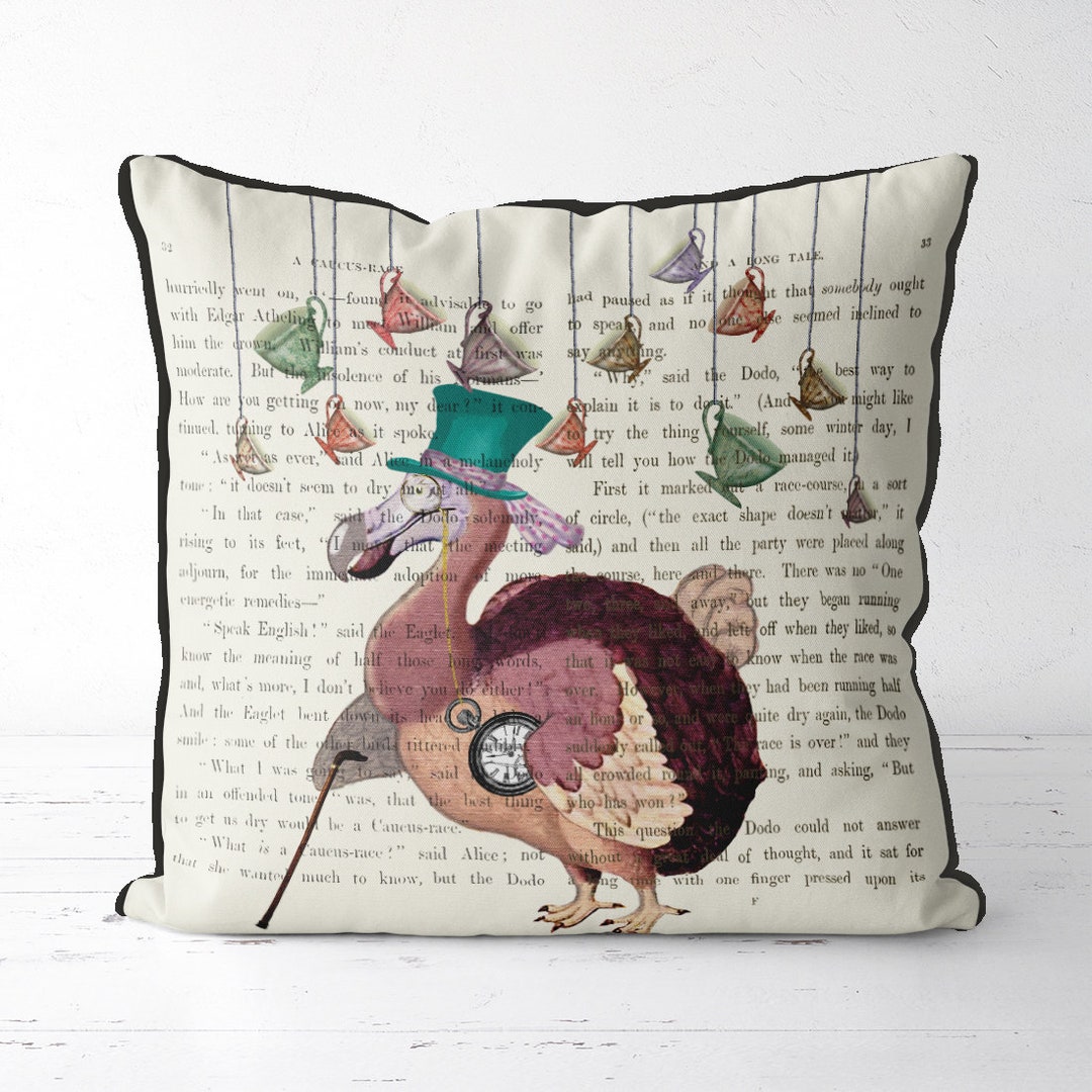 Alice in Wonderland Gift - Dodo Pillow Dodo Bird Cushion Cover - Alice ...