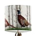 Pheasant Lamp Shade - Country Style Pheasant Lampshade for Table Lamp ...