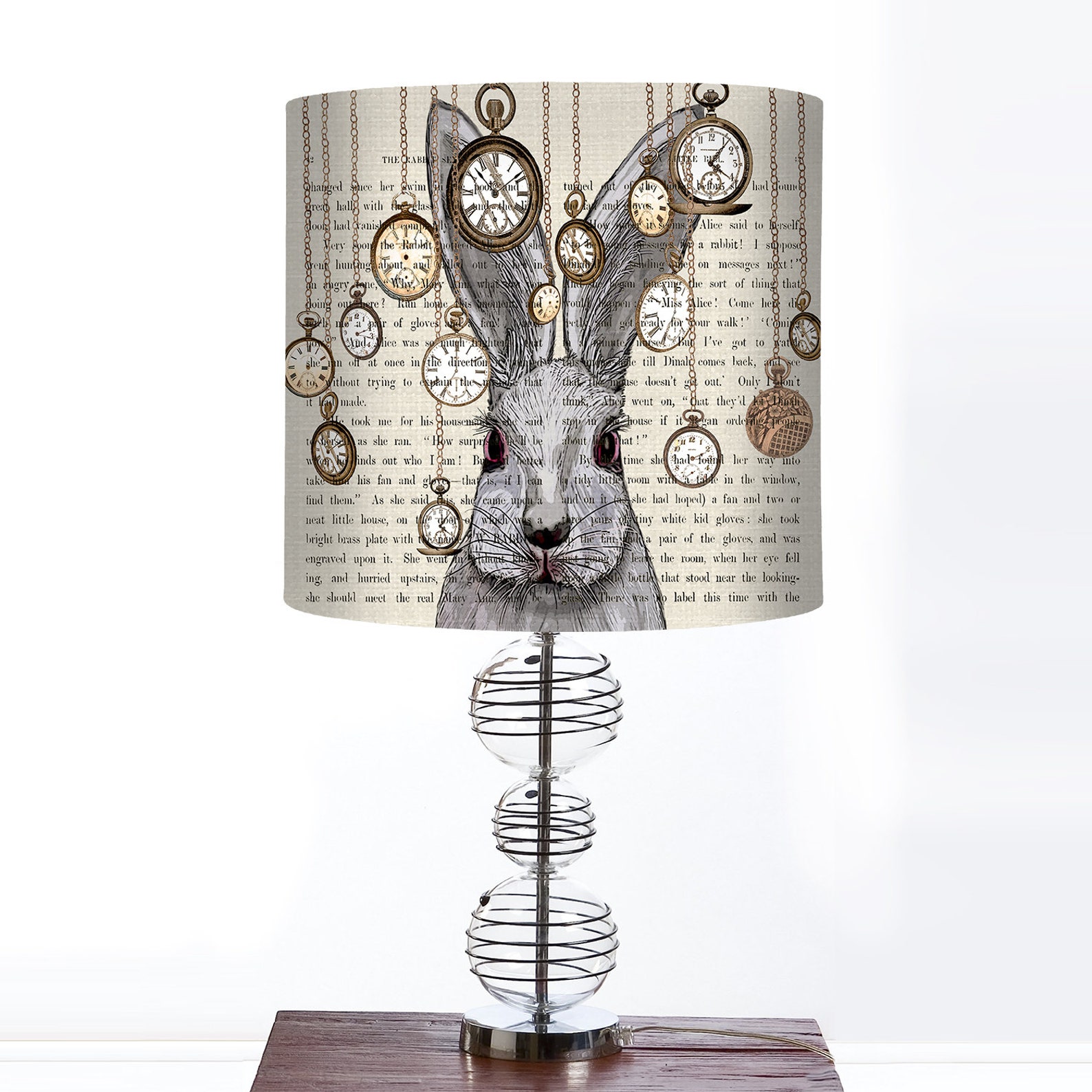Alice in Wonderland Decor Alice Lampshade Alice Lamp Shade Drum ...