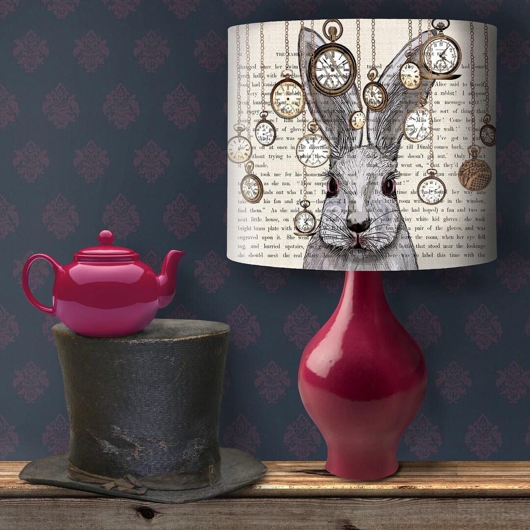 Alice in Wonderland Decor Alice Lampshade Alice Lamp Shade Drum ...