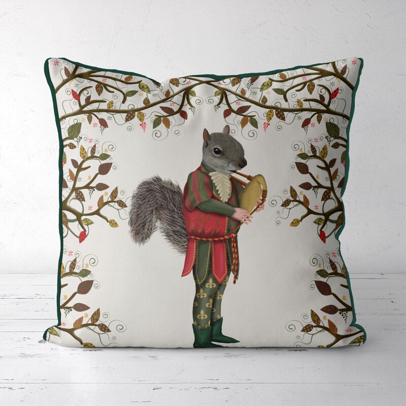 Squirrel Pillow - Etsy