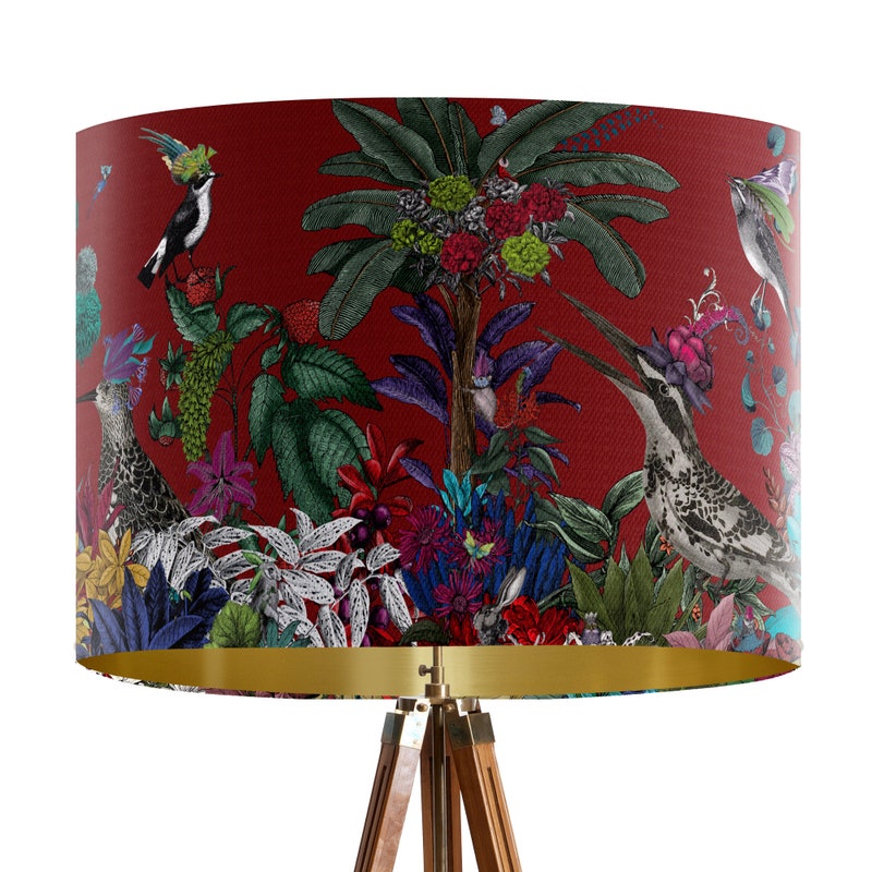 Red Table Lamp Uk - Etsy