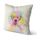 Poodle Gifts Miniature Poodle Pillow White Poodle Cushion - Etsy