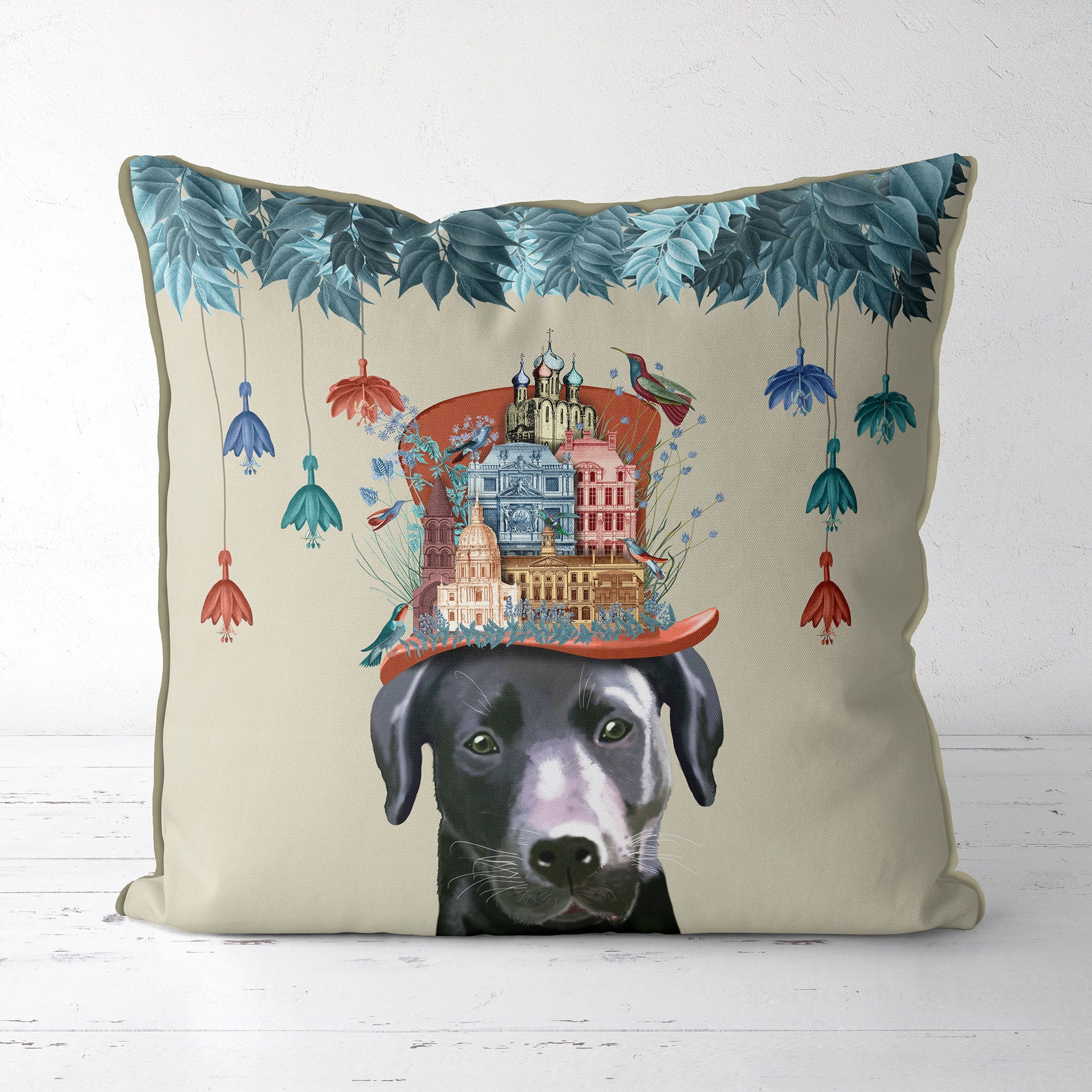 Black Labrador Cushion Black Lab Pillow Couch Pillows Sofa - Etsy