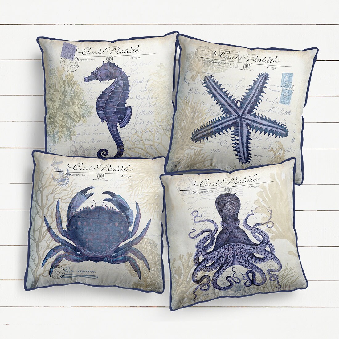 Octopus decor octopus pillows octopus gifts blue octopus | Etsy