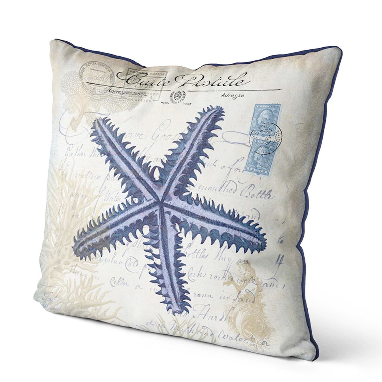 Starfish Pillows Starfish Decor Starfish Cushions Seaside - Etsy