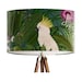 Rainforest Lamp Shade - Green Tropical Lampshade, Parrots, Monkeys ...