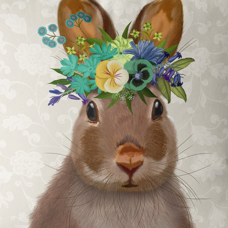 Cute Rabbit Cushion Covers Rabbit Nursery Decor Woodland - Etsy