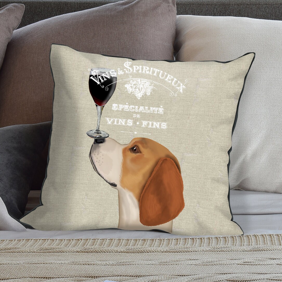 Beagle Gifts Funny Beagle Pillow Cute Beagle Gift Dog Pillow | Etsy