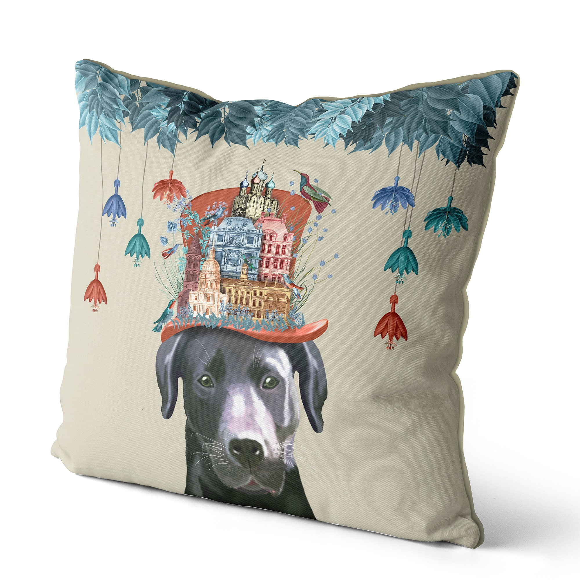 Black Labrador Cushion Black Lab Pillow Couch Pillows Sofa - Etsy
