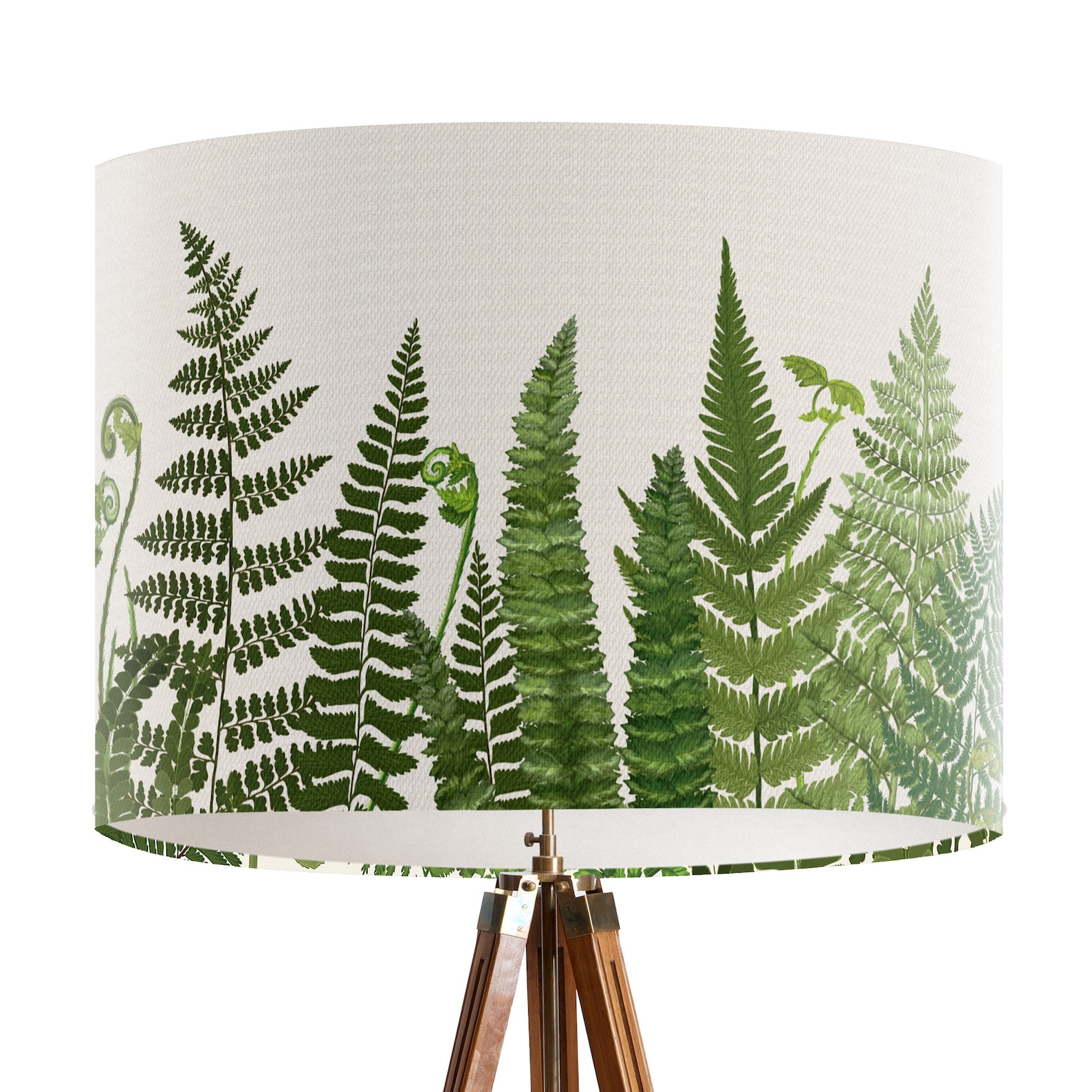 Fern Grove Botanical Lamp Shade - Green Botanical Lamp Shade, Fern ...