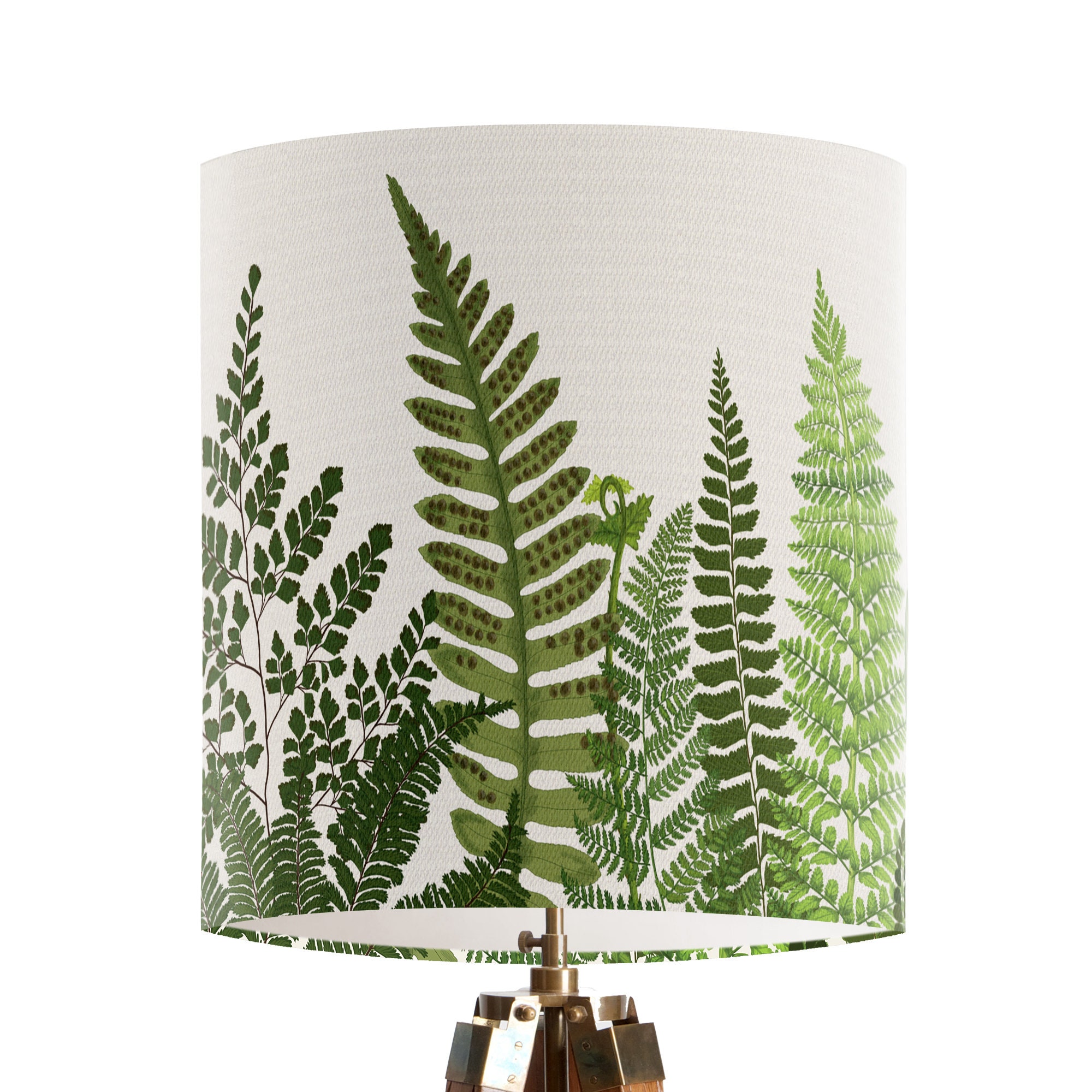 Fern Grove Botanical Lamp Shade - Green Botanical Lamp Shade, Fern ...