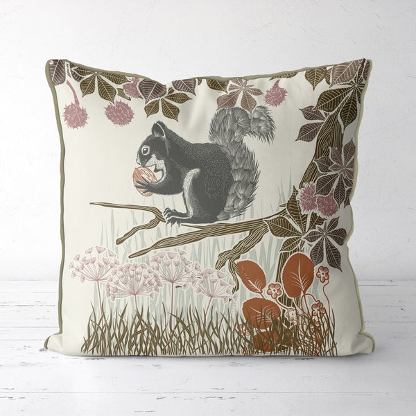 Squirrel Cushion - Etsy