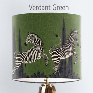 Zebra Table Lamp Animal Floor Lampshade Modern Lampshade Green Living ...