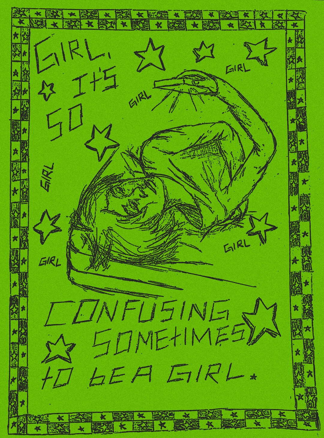 Girl, so Confusing Print 8X10 - Etsy