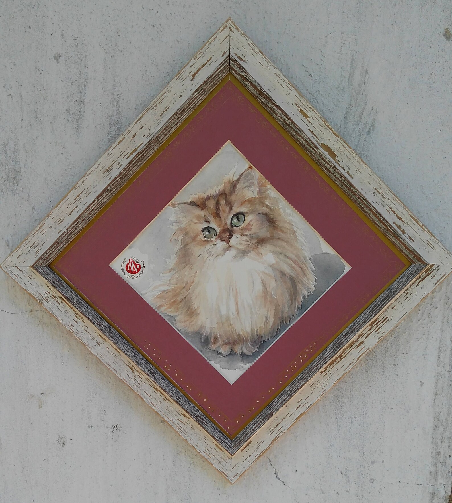 Little Baby Kitten Cat Art Print of My Watercolor Painting Artwork ...