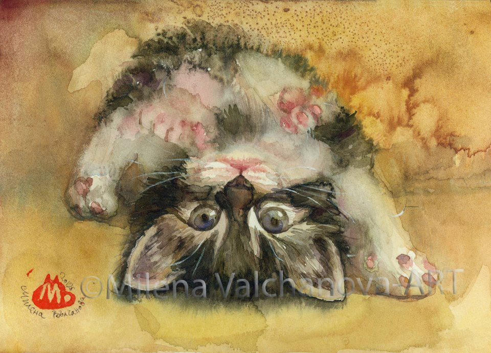 Cute Kitten LIMITED EDITION Art Print SET Cottage Chic Cat Home Decor ...