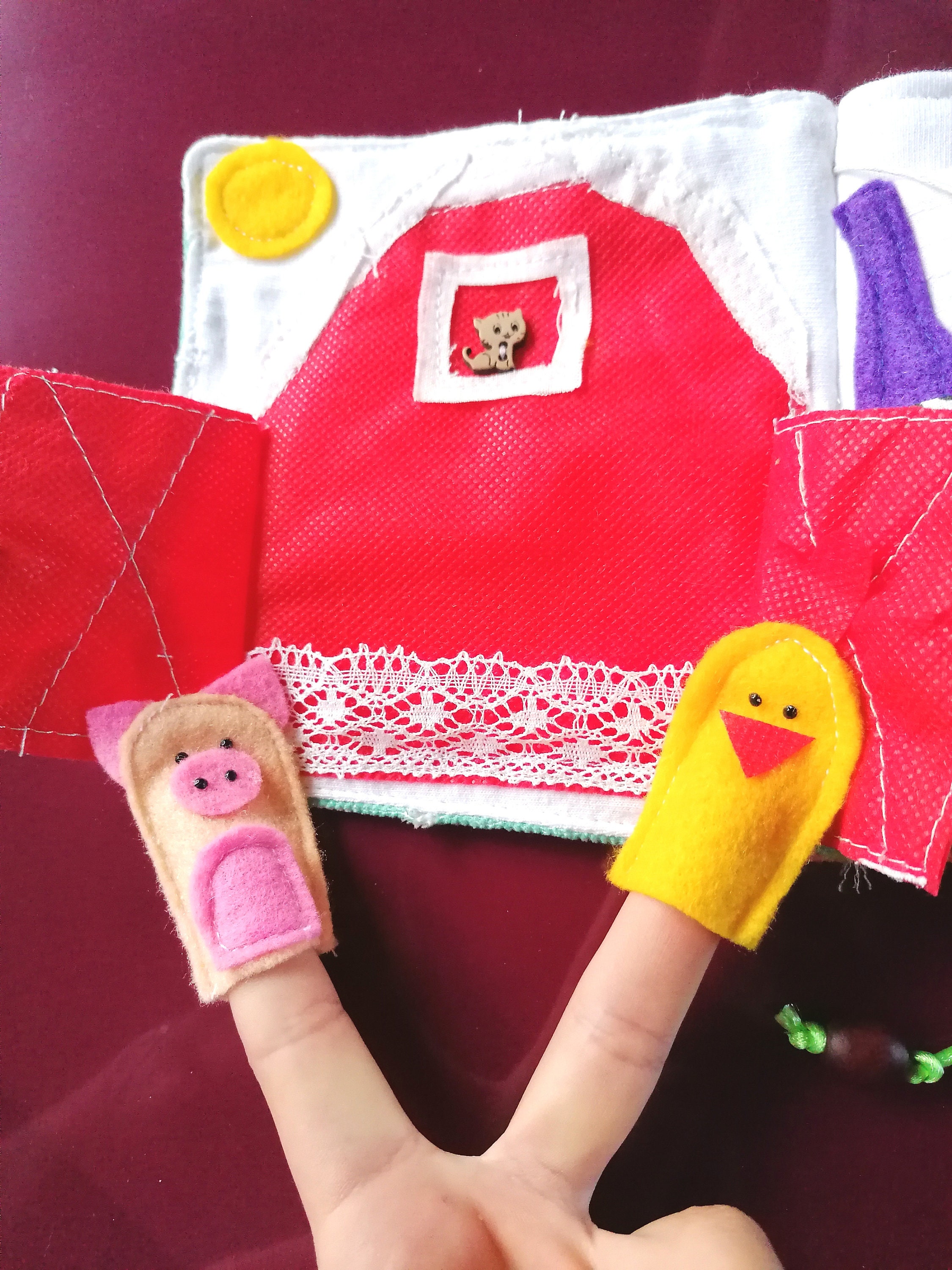 Quiet Book Sensory Silent Book Quiet Book Busy Book Felt - Etsy