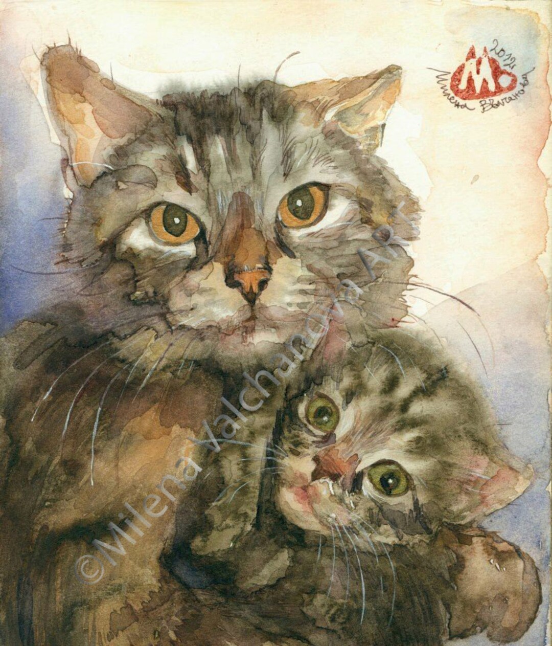 Love-mother With Child-limited Edition Art Print of My Original ...