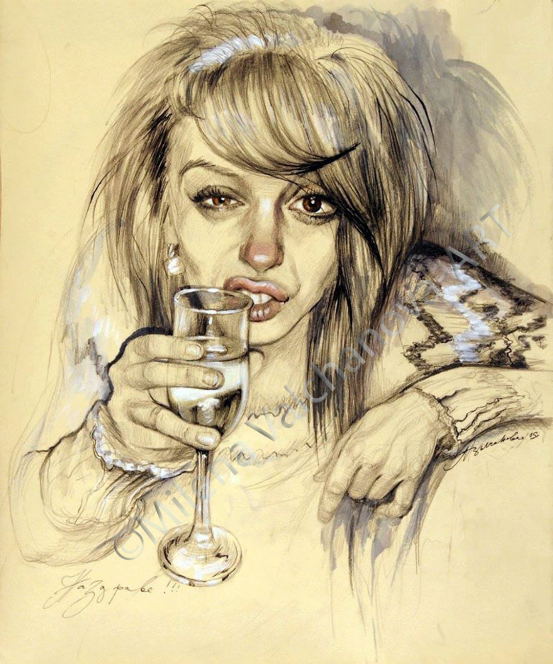 Hand-drawn Custom Pencil Portraits - High Quality Portrait Drawing From ...