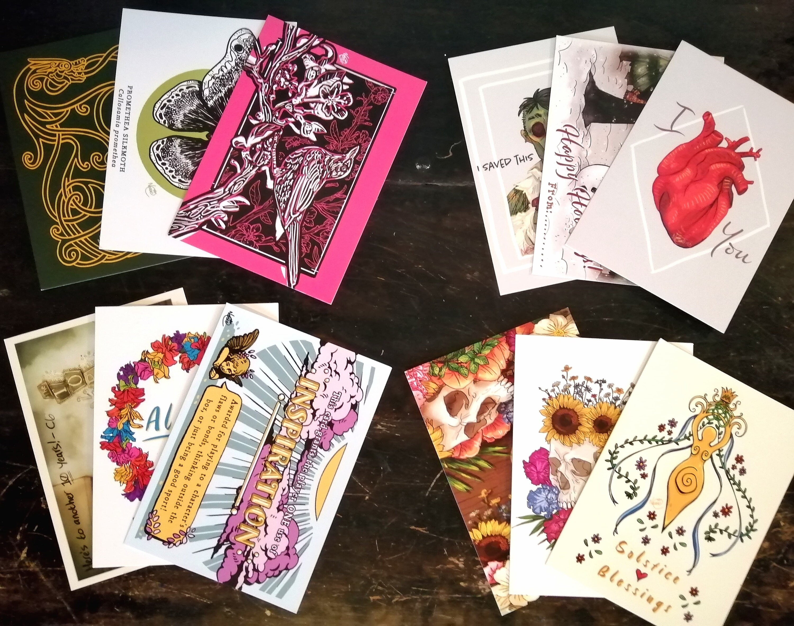 Three Postcard Deal Alternative Art Prints Quirky Greetings - Etsy