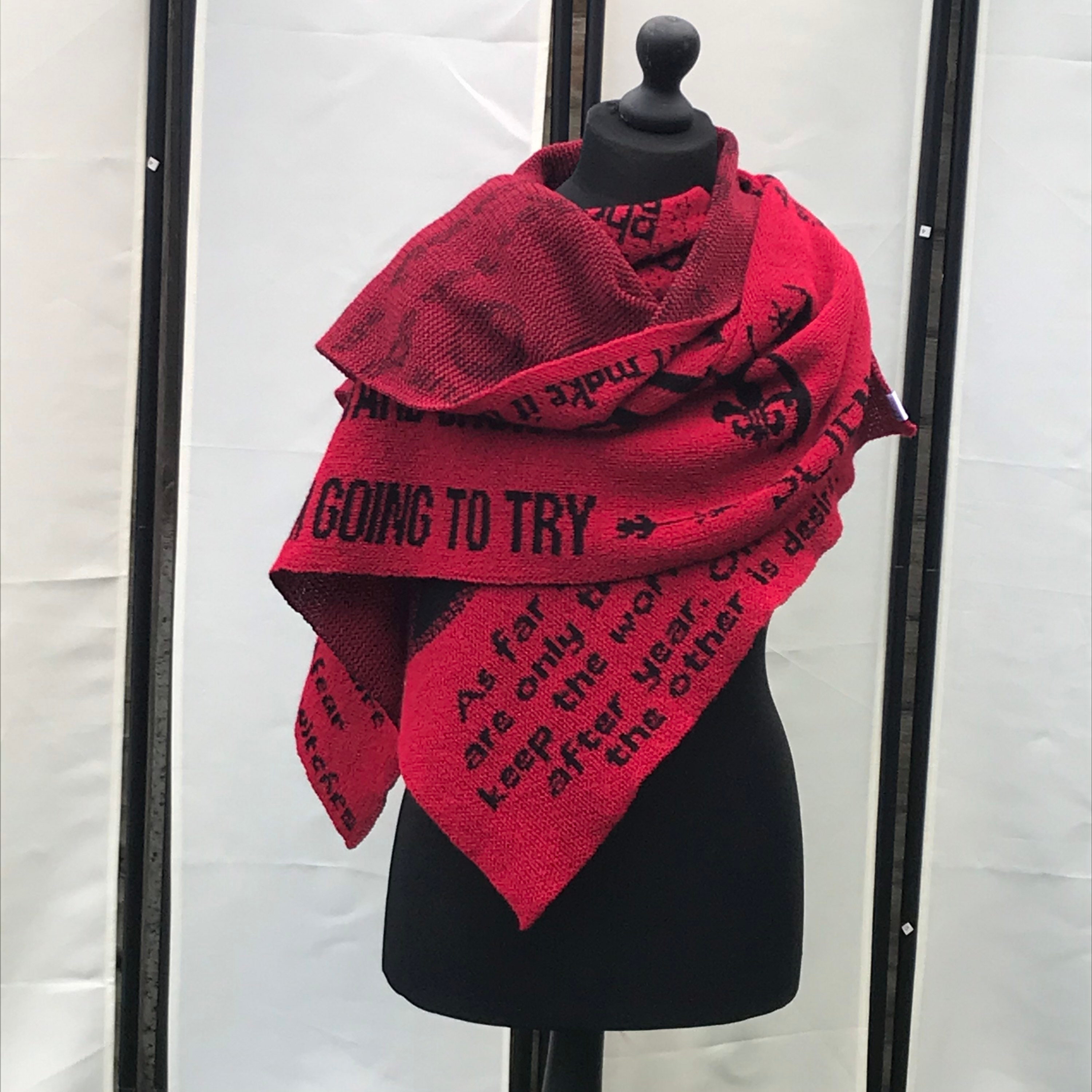 The ADOW Shawl Red A Discovery of Witches All Souls Diana - Etsy