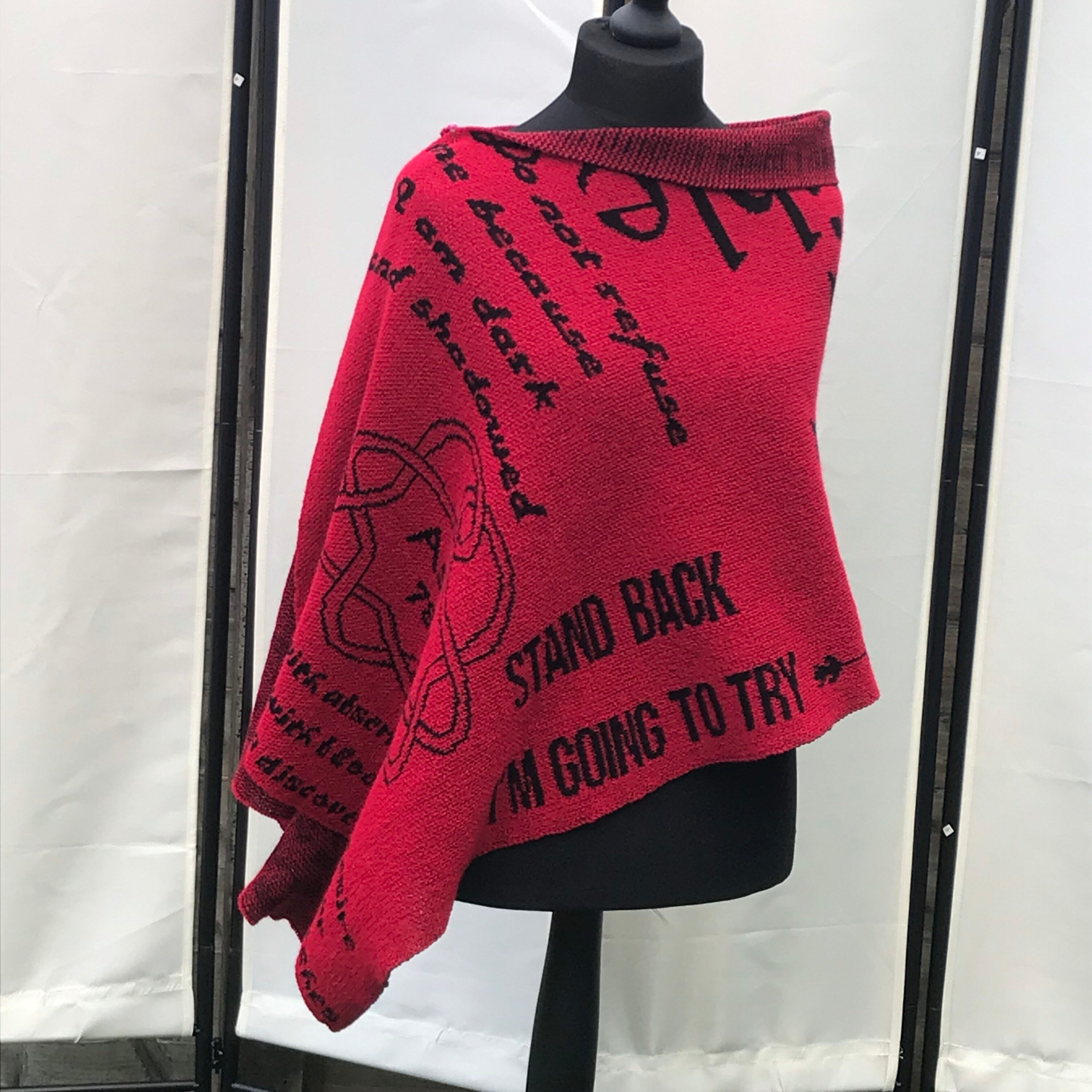 The ADOW Shawl Red A Discovery of Witches All Souls Diana - Etsy