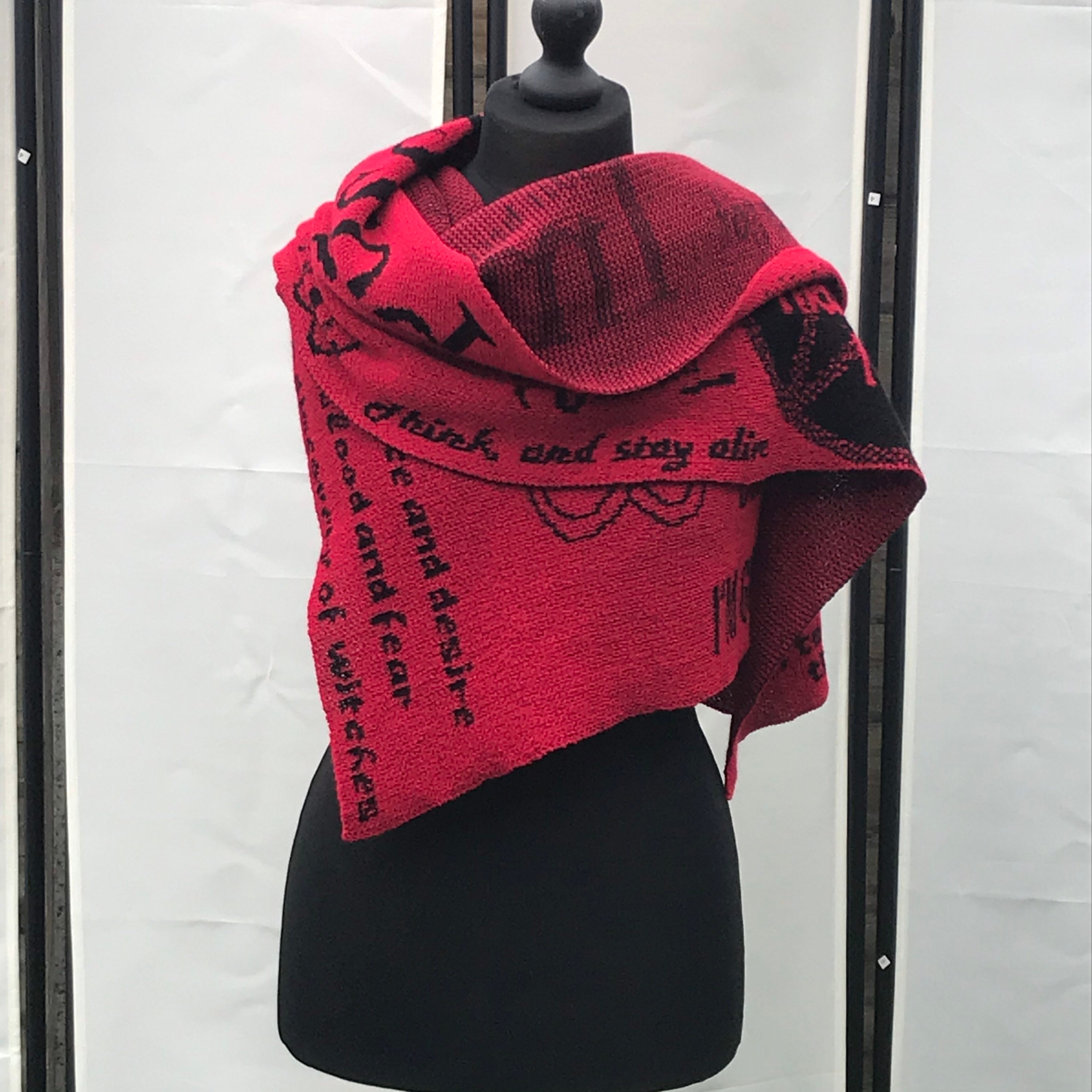 The ADOW Shawl Red A Discovery of Witches All Souls Diana - Etsy