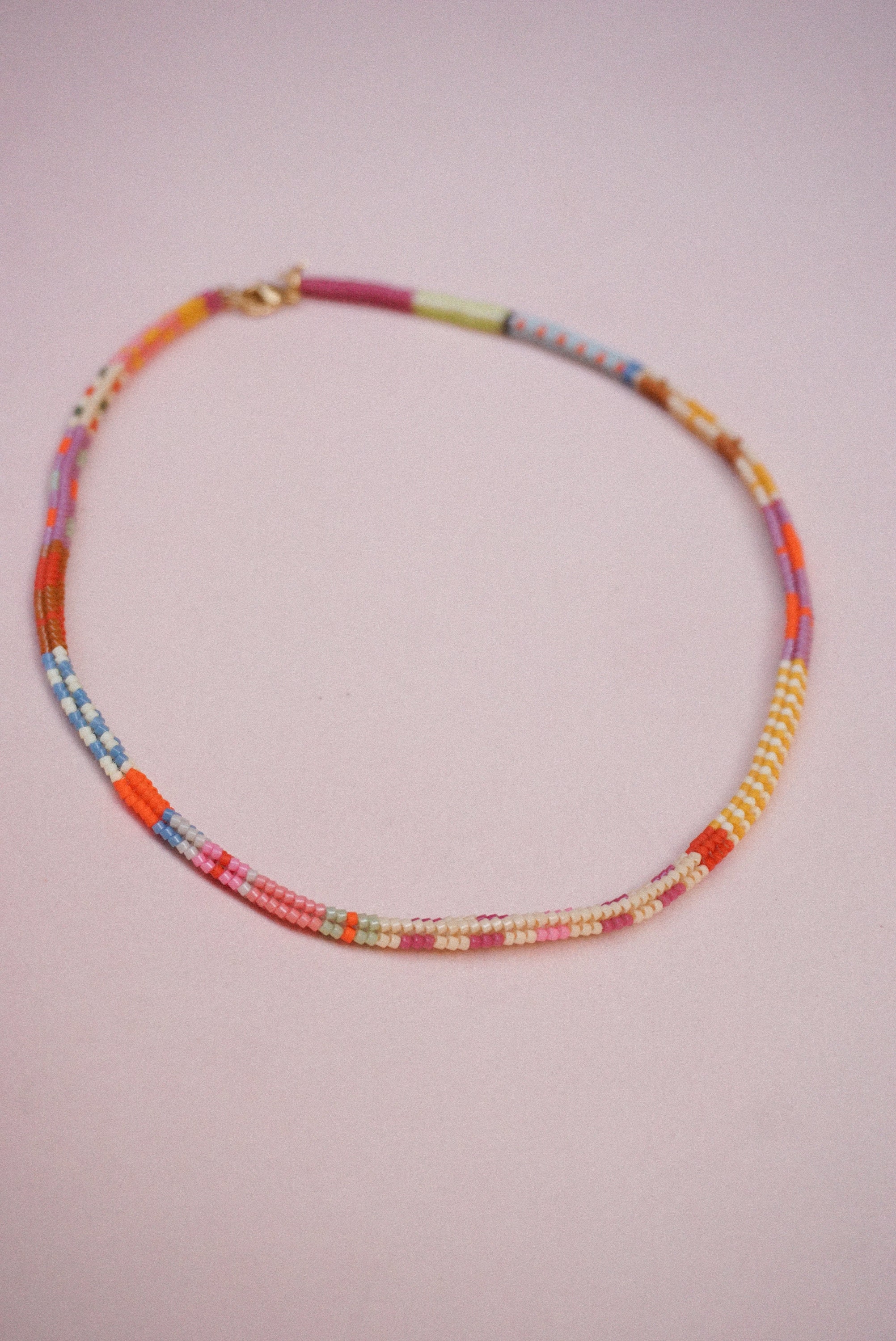 Handmade Necklace Ideas Beaded Choker, Colorful Miyuki Beaded Jewelry ...