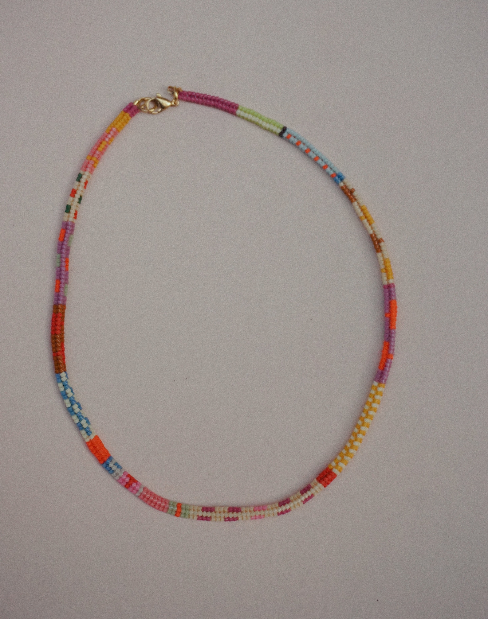 Handmade Necklace Ideas Beaded Choker, Colorful Miyuki Beaded Jewelry ...