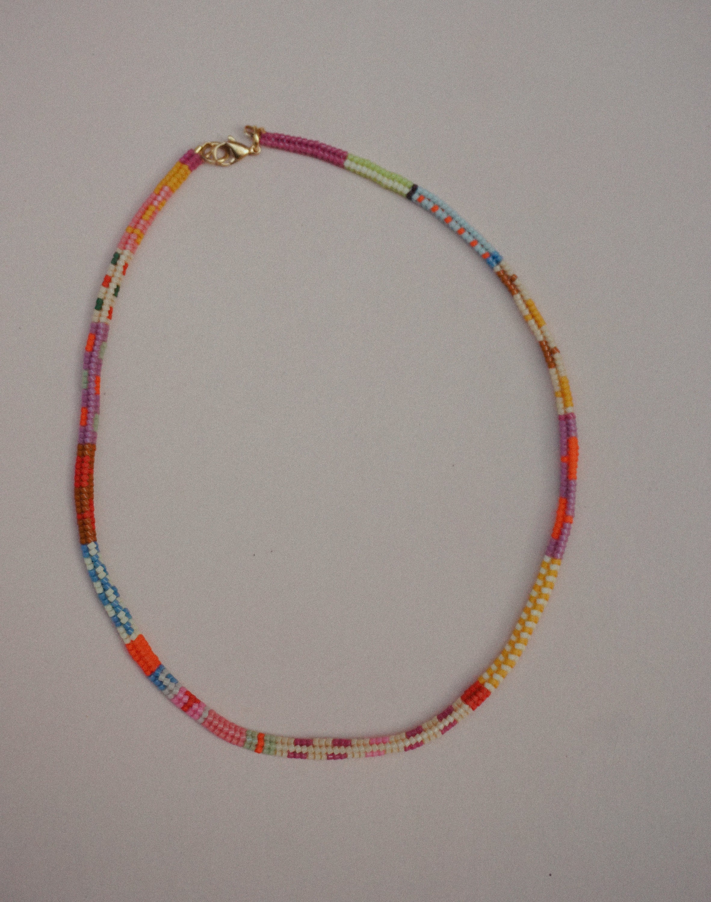 Handmade Necklace Ideas Beaded Choker, Colorful Miyuki Beaded Jewelry ...