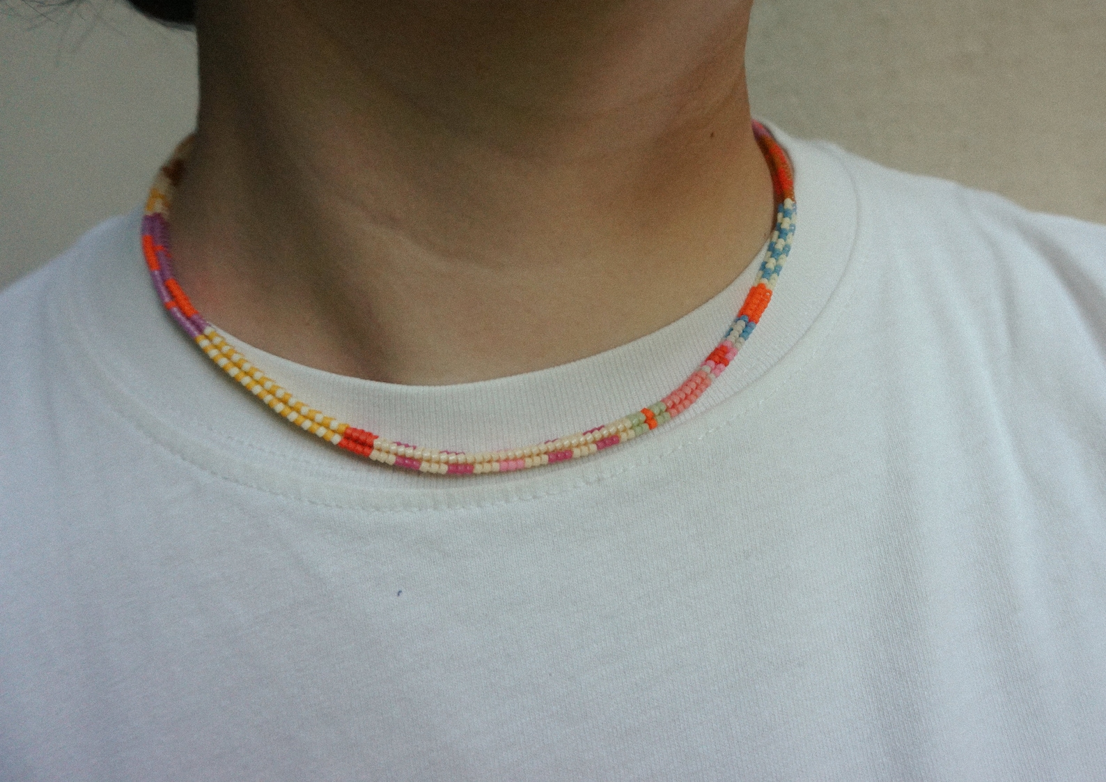 Handmade Necklace Ideas Beaded Choker, Colorful Miyuki Beaded Jewelry ...