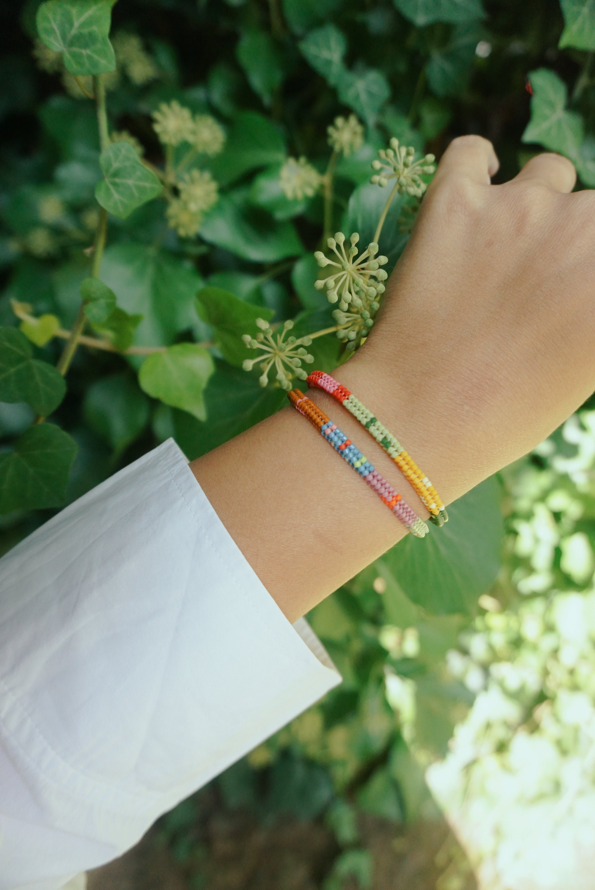 Boho Handwoven Beaded Bracelet, Delicate Jewelry for Women, Mother's ...