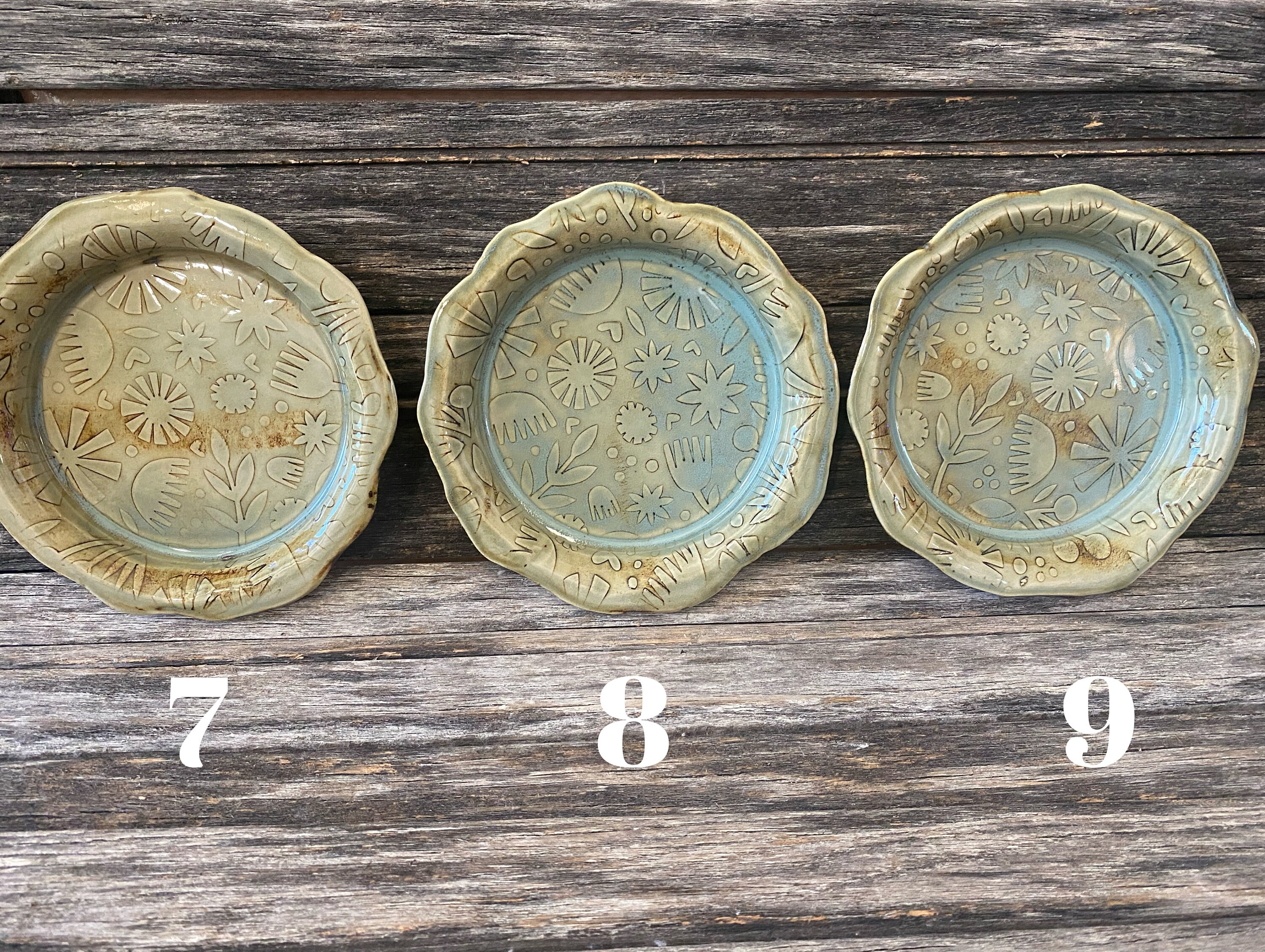 Handmade in Texas, Hand Formed, Handmade, Patterned, Unique, Clay ...