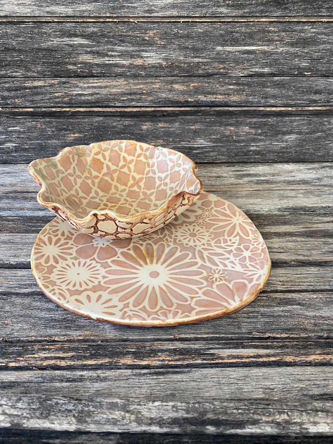 Handmade in Texas, Hand Formed, Handmade, Patterned, Unique, Clay ...
