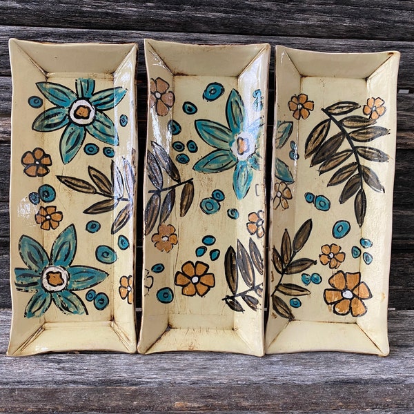 Handmade Pottery Tray - Etsy