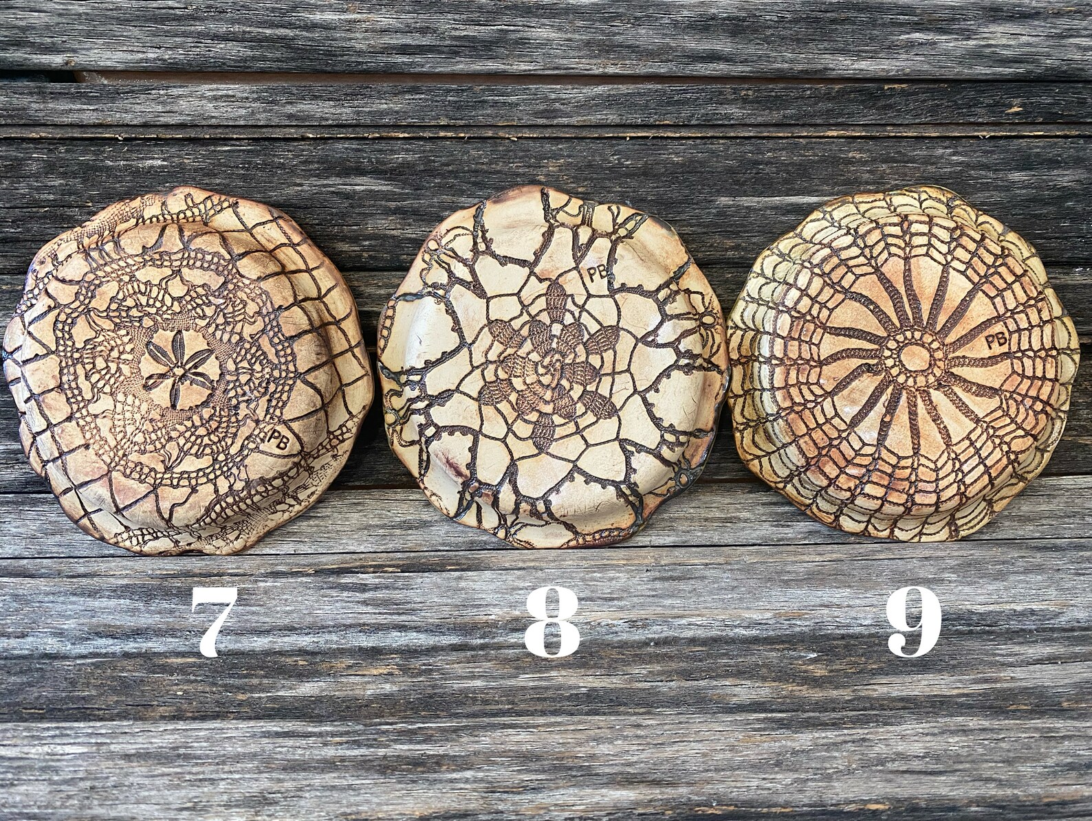 Handmade in Texas, Hand Formed, Handmade, Patterned, Unique, Clay ...