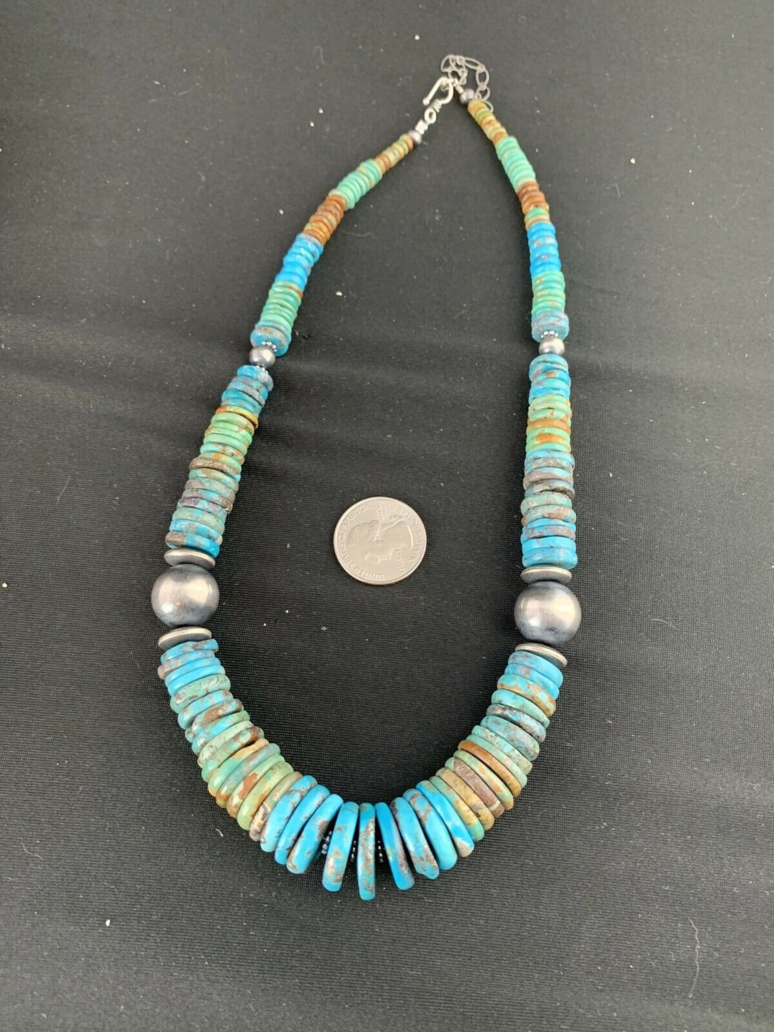 Men Native American Navajo Blue Green Turquoise Sterling - Etsy