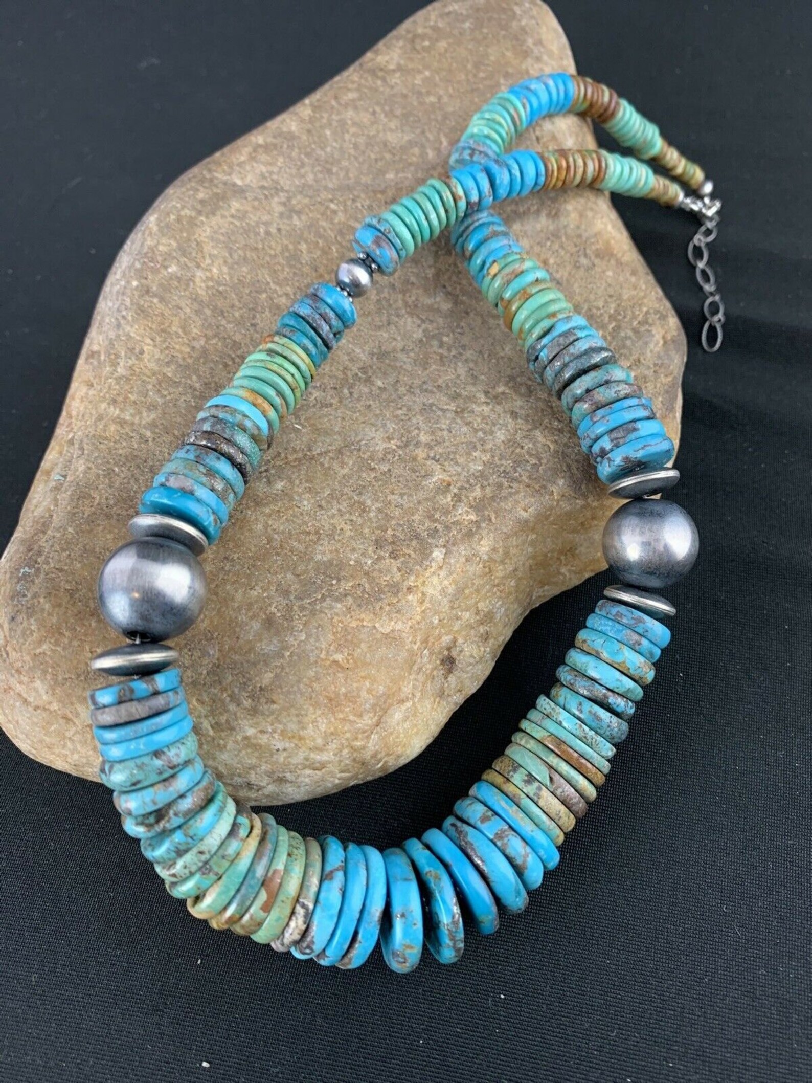 Men Native American Navajo Blue Green Turquoise Sterling - Etsy