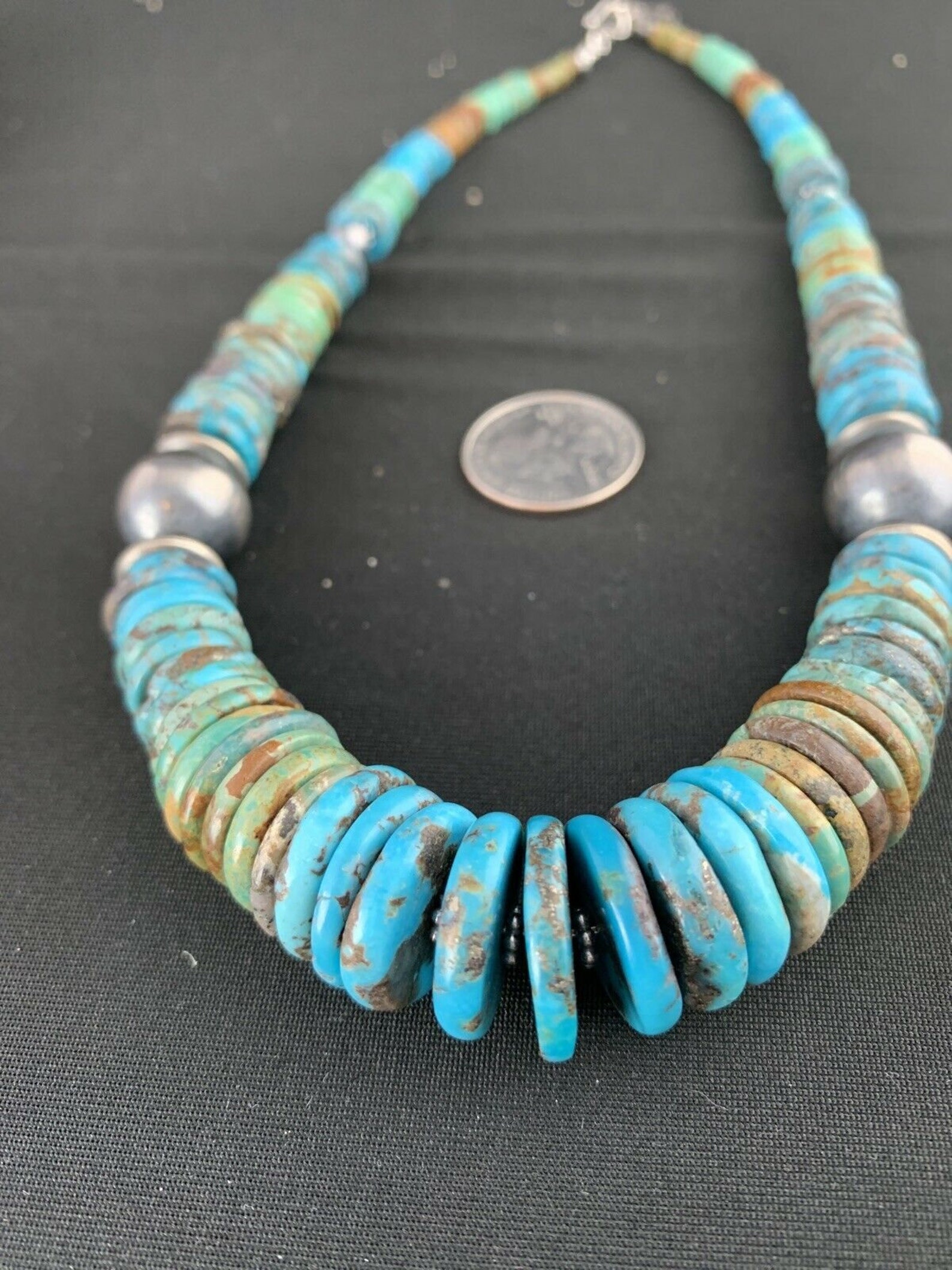 Men Native American Navajo Blue Green Turquoise Sterling | Etsy