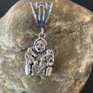 Native American Navajo Storyteller Pendant | Sterling Silver ...