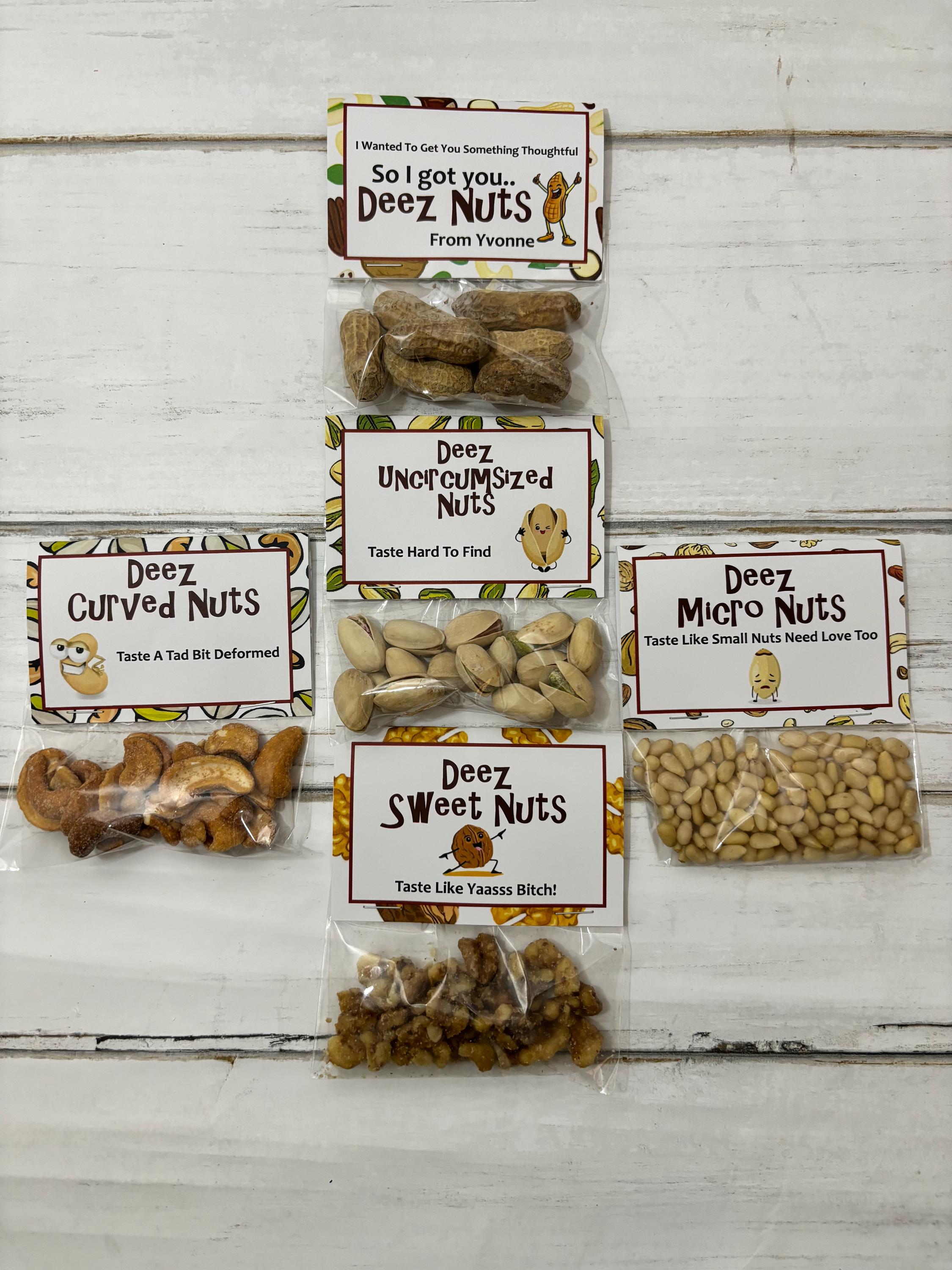 Deez Nuts Gag Gift: Personalized Nut Snack Box - Etsy
