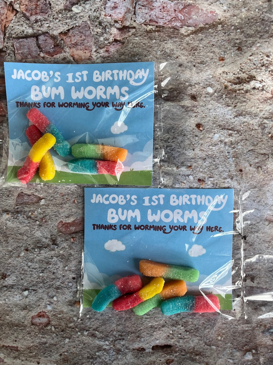 Assembled or Cards Only Option at Checkout | Sets of 12 | Bum Worms ...