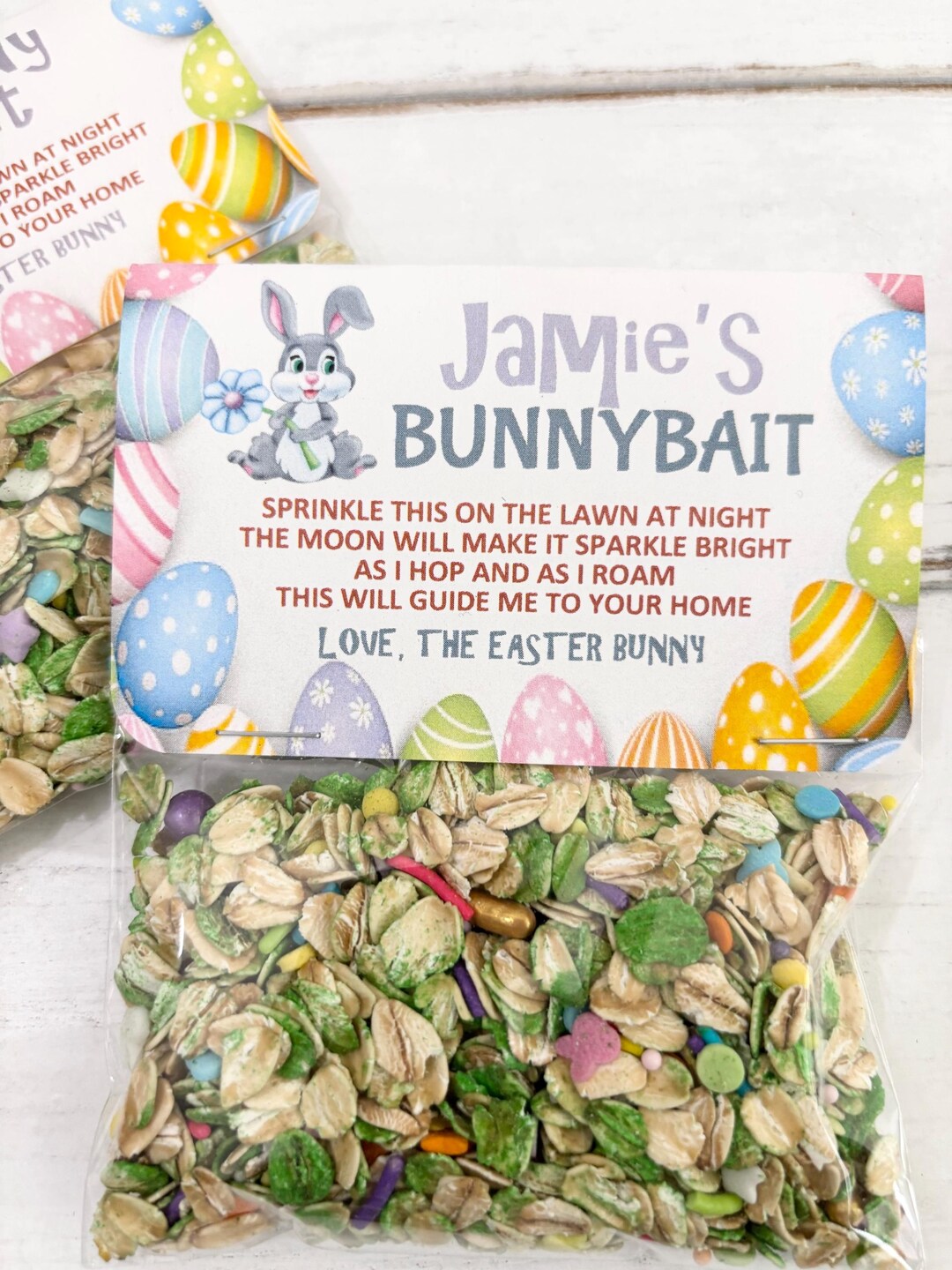 Bunny Bait | Food for Easter Bunny | Personalized Party Favor | Easter ...