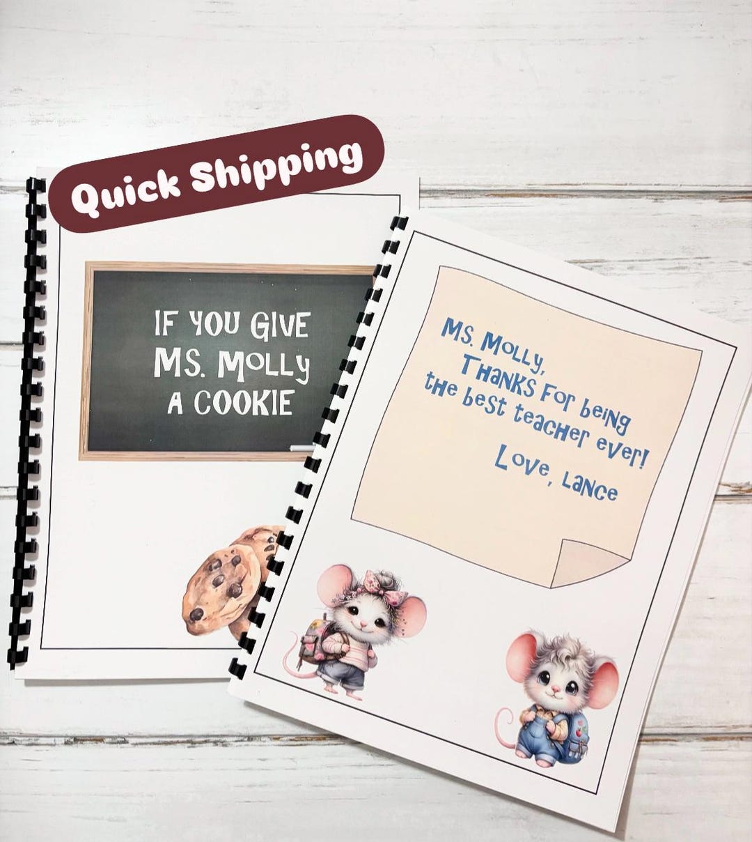 Teacher Appreciation Cookie Book Gift: Includes Keychain, Pen, Bracelet ...